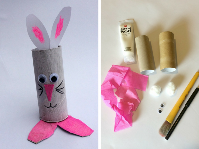 Easter Craft Activity – Bunny Toilet Roll - Happy Nest